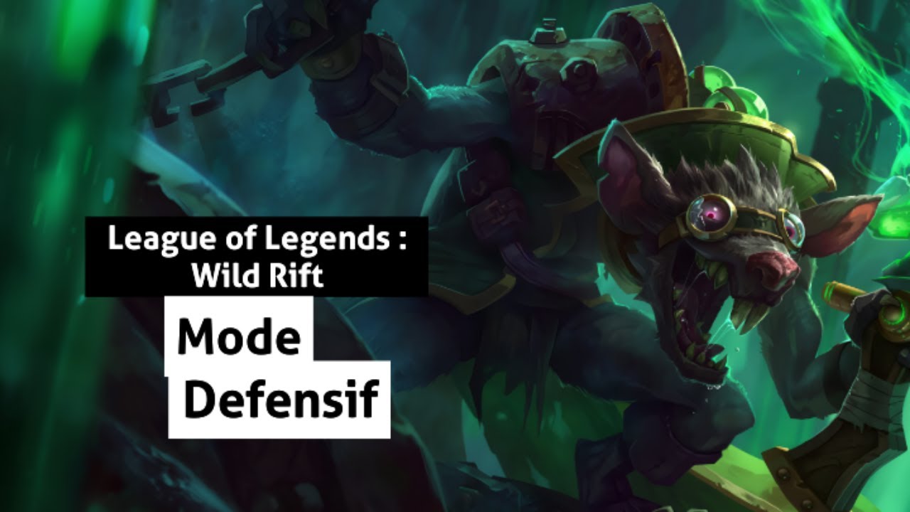 League of Legends : Wild Rift - Mode Defensif - YouTube