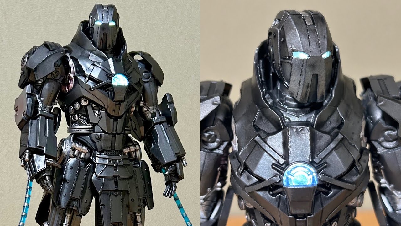 New iron man 2 whiplash more in hand images zd toys looks phenomenal ...