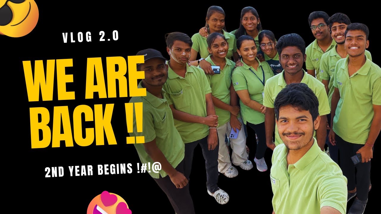 We’re Back! 2nd Year Life Begins 🎉 | College Vlog in marwadi university | CS CHARAN - YouTube