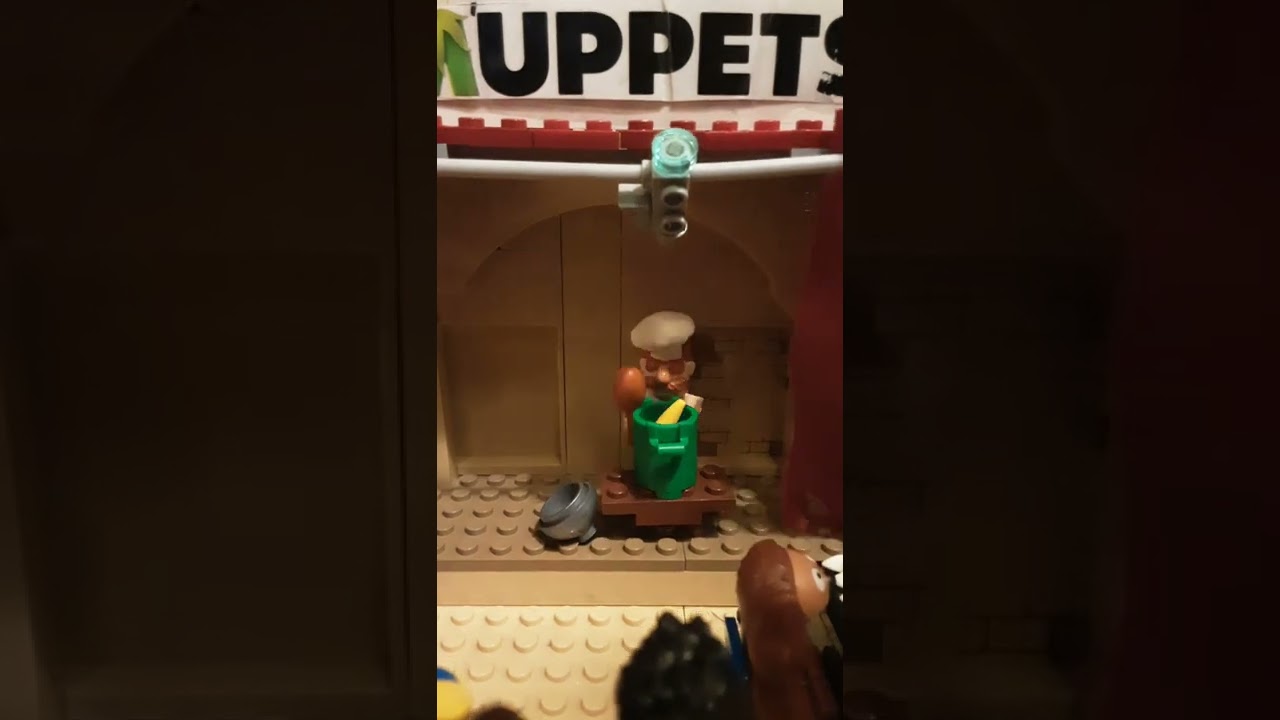 Swedish Chef makes something called Dumpster Fire Stew- lego Muppets ...
