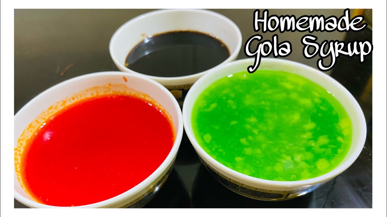 Homemade Ice Gola Syrup | 3 Different Syrup(Orange, Mango & Kalakhatta ...