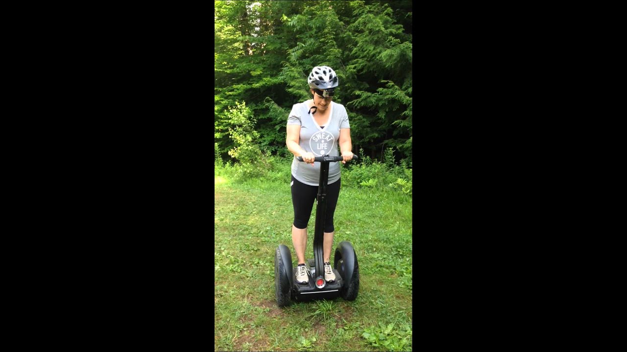 Learning how to use a #Segway - YouTube
