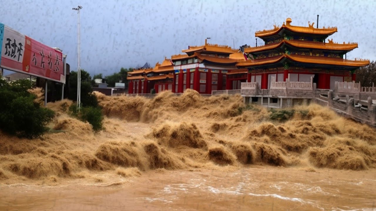 China Again Crying! New flash flood just explodes in Dongguan, South ...