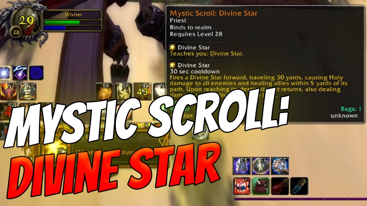 How to get Mystic Scroll: Divine Star | Priest [WoW Warcraft Reborn ...