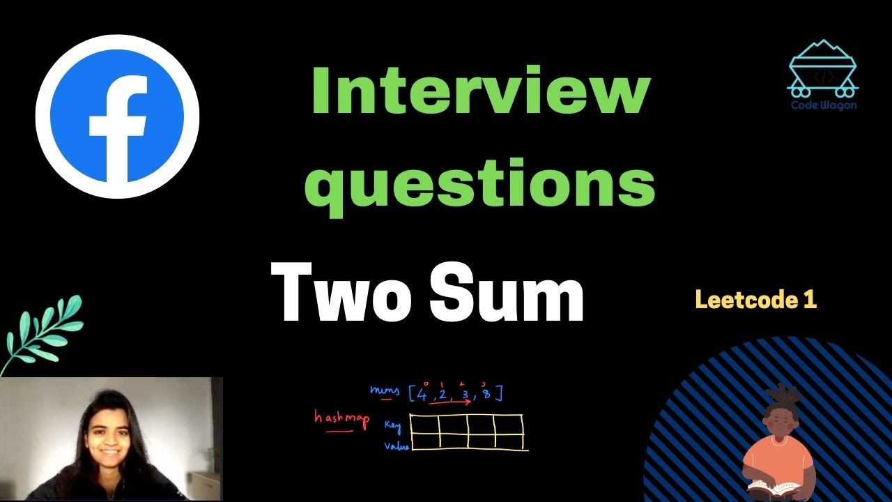 Two Sum Interview Questions Hashing Leetcode 1 Javascript 0845
