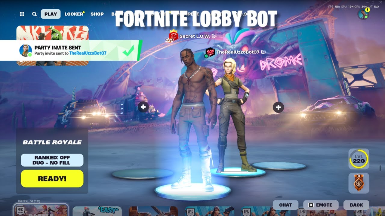 How to Get Easy Bot Lobbies in Fortnite for Free! | TheRealUzzoBot ...