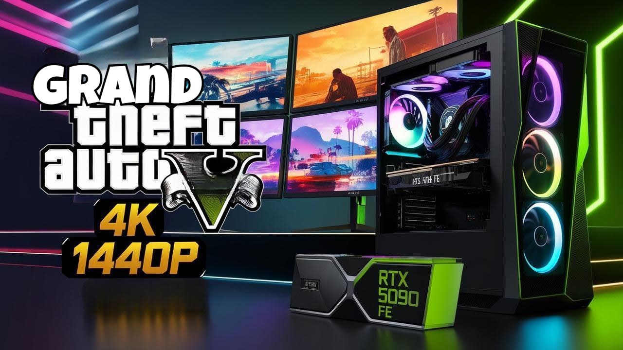 5090 GPU | GTA V ENHANCED (Trash) EDITION | 4K | 1440P - YouTube