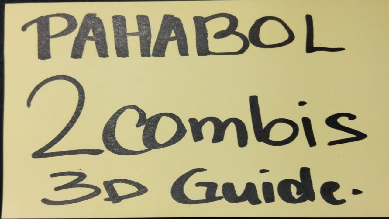 Pahabol 2 Combinations lang tara sa live 3d guide ni. - YouTube