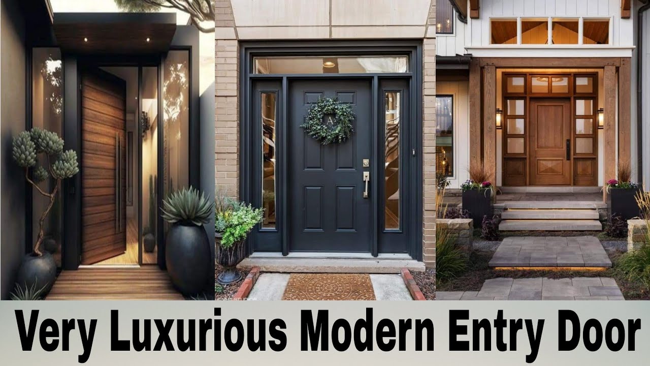 Very Beautiful Luxurious Modern Entry Door n Room Door Design's Idea 😍 ...