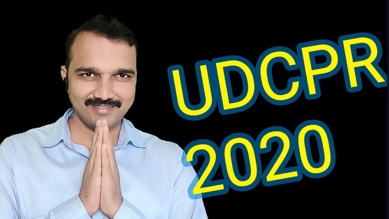 #UDCPR 2020 Unified developement control promotion regulations ...