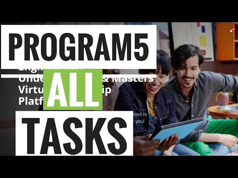 Microsoft Virtual Internship | All Task solutions | Program 5 | Work ...