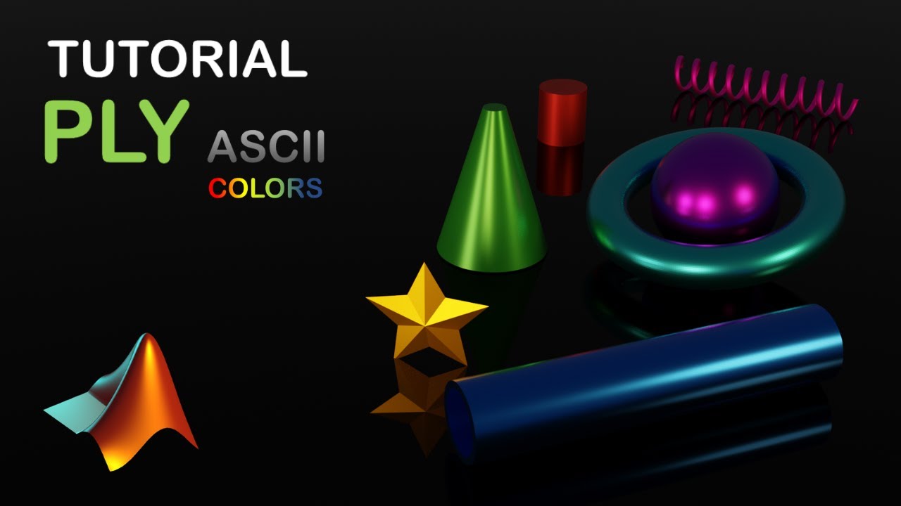 Add COLORS to a PLY (ASCII) File in MATLAB || TUTORIAL - YouTube