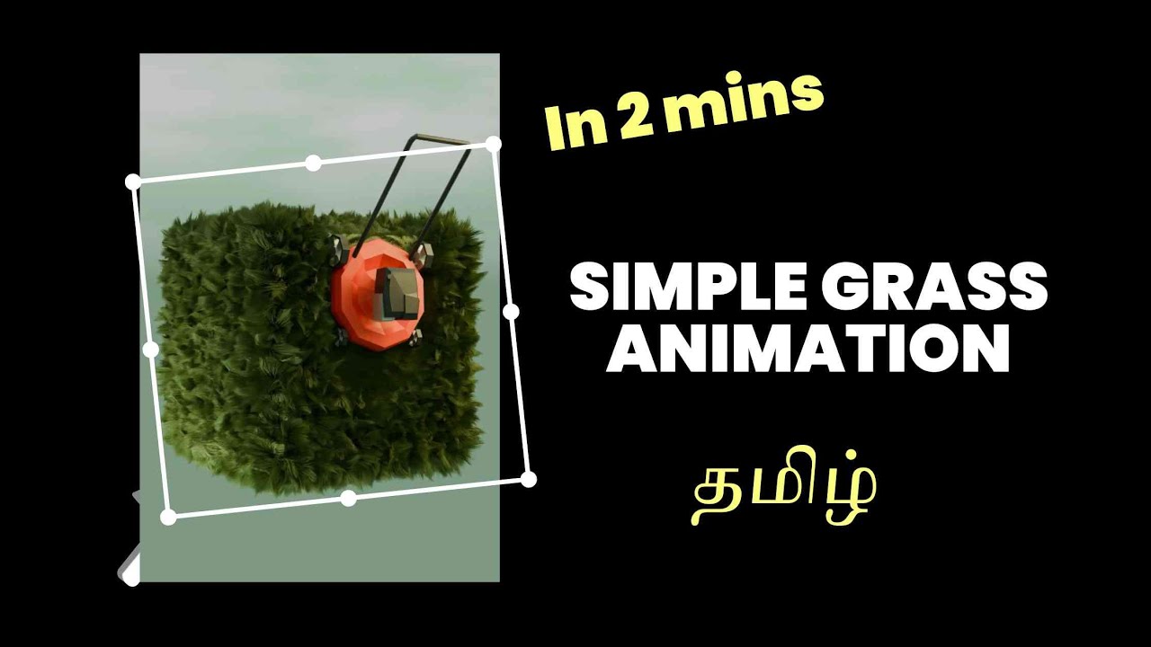 Simple grass Animation in 2 Minutes I Blender in Tamil - YouTube