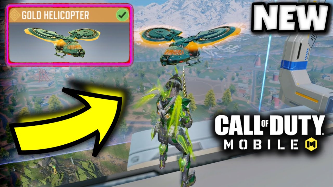 *NEW* GOLD LEGENDARY HELICOPTER in COD MOBILE 🤯 (SEASON 10 UPDATE ...