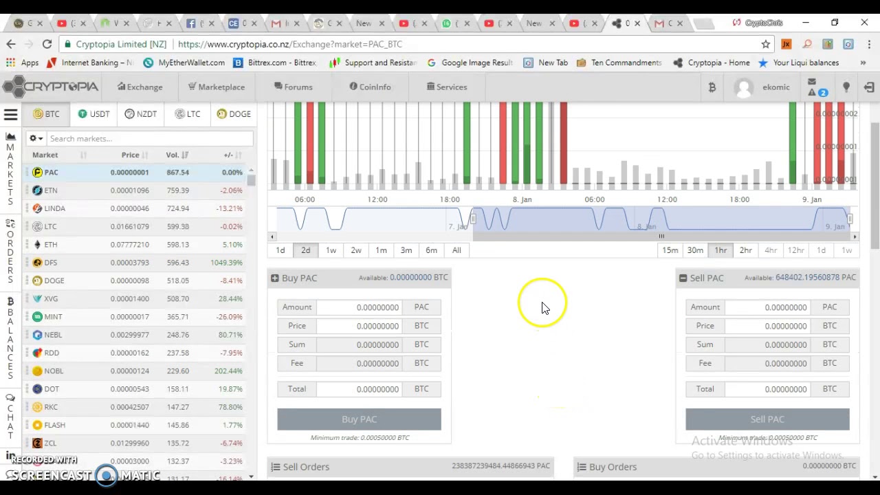 How to use cryptopia - YouTube