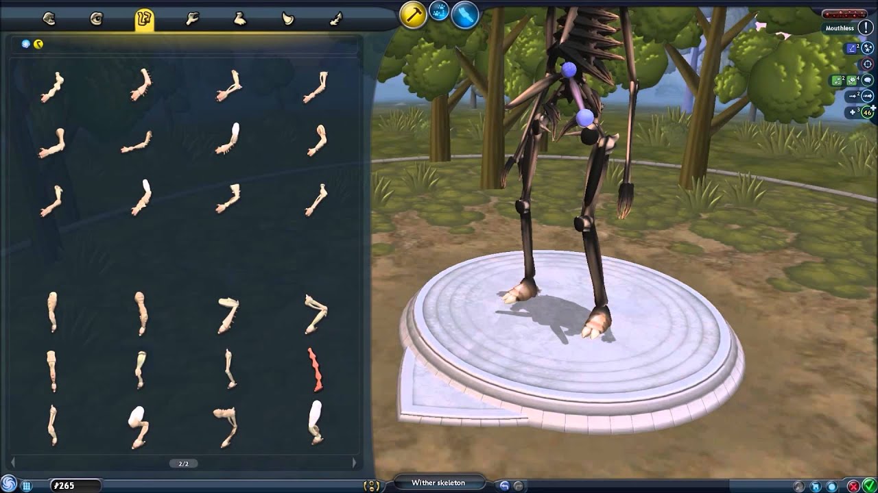SPORE: Minecraft Wither Skeleton (No mods::Timelapse::Creepy and Cute ...