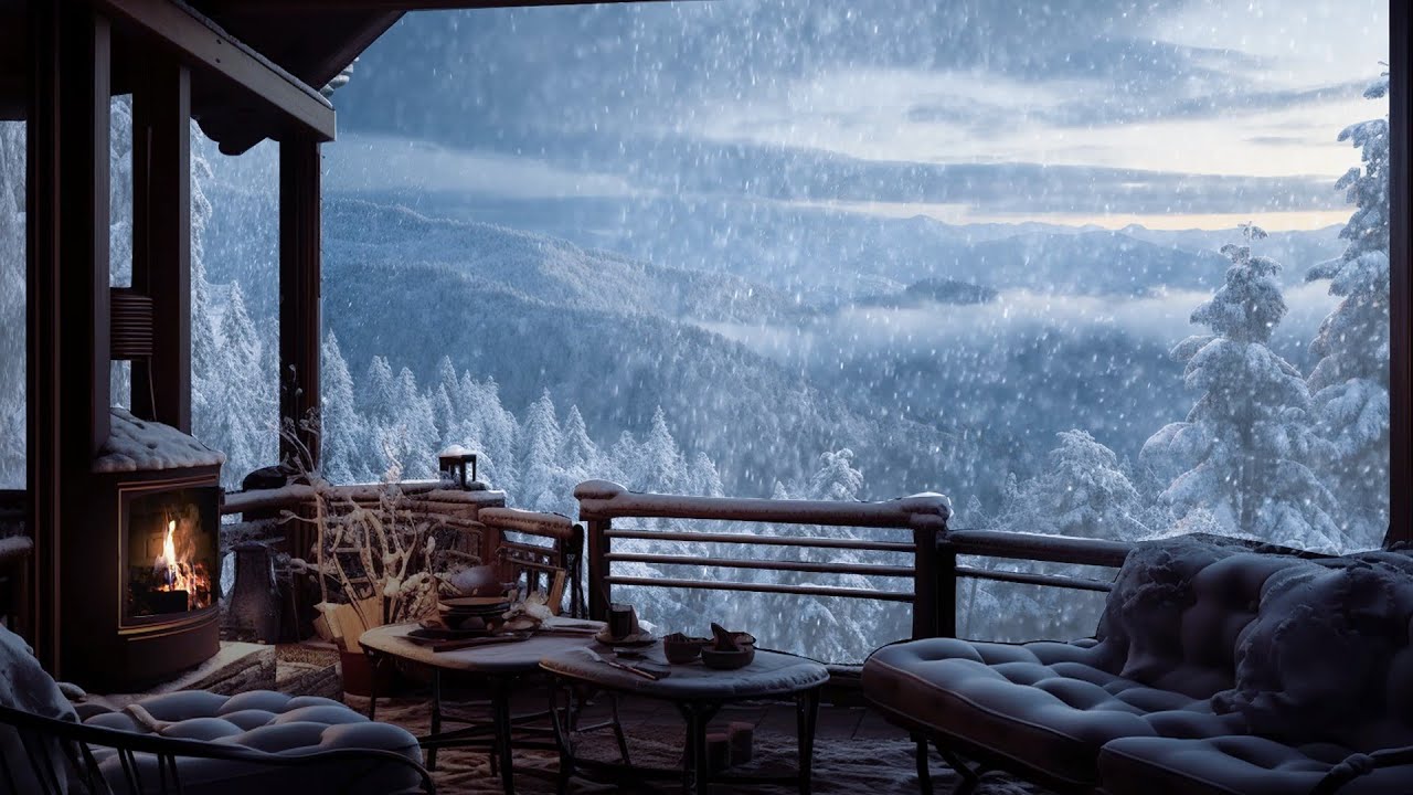 Relaxation Retreat ️ Balcony Bliss With Snowy Breezes And A Cozy ...