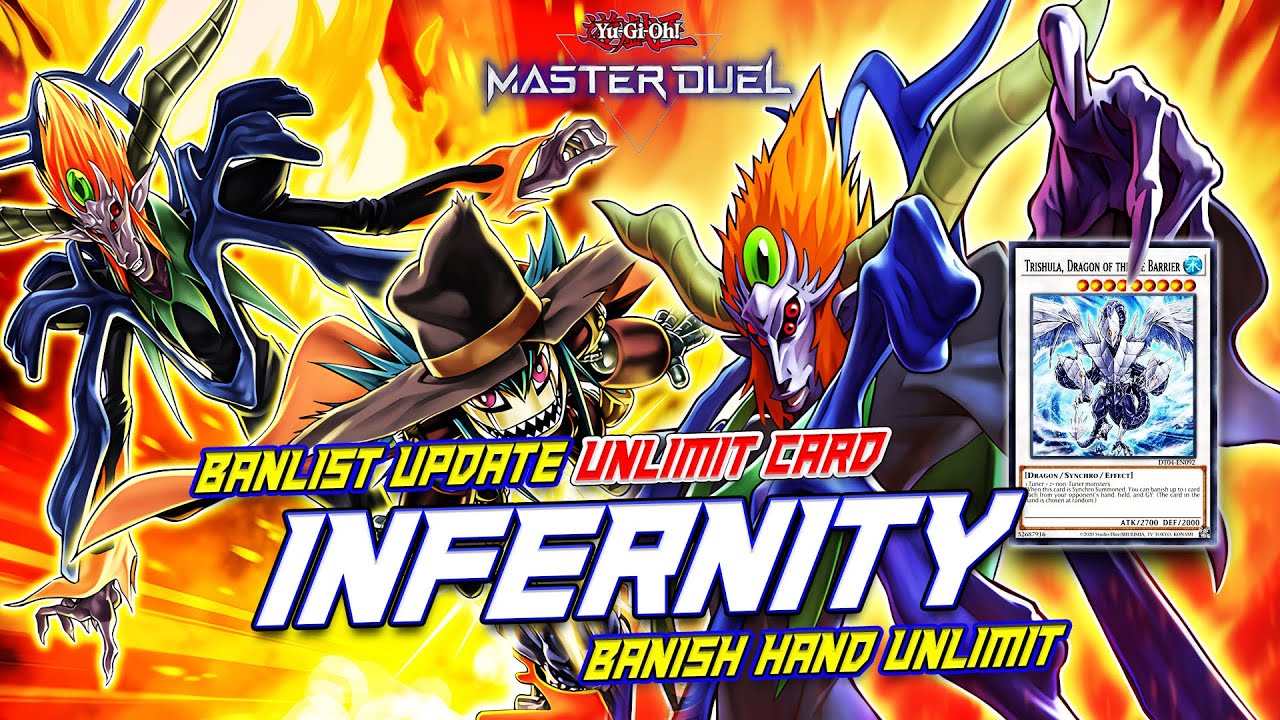 MASTER DUEL - INFERNITY DECK POST BANLIST AUGUST 2024 / TRISHULA ...