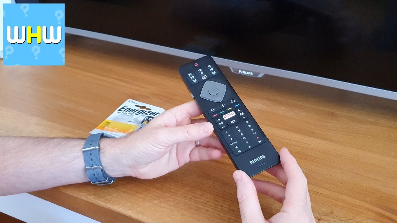 2 How to change Batteries in Philips TV Remote - YouTube