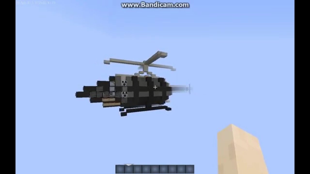 Minecraft Helicopter Build - YouTube