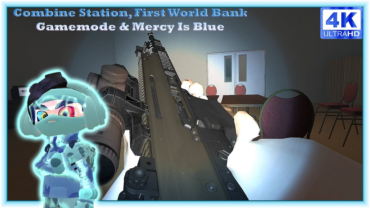 Combine Station, First World Bank Gamemode & Mercy Is Blue | Gmod [4K ...