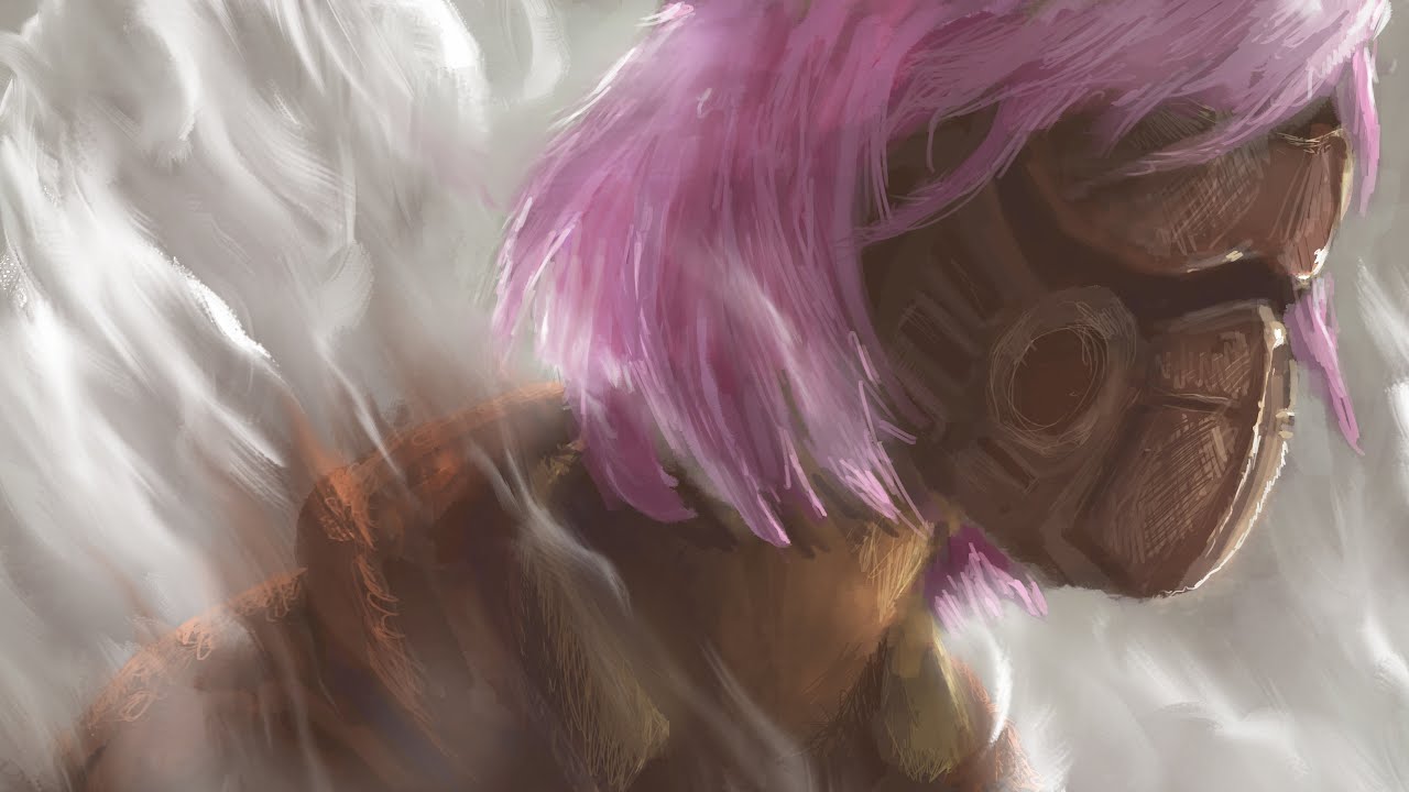 Rust - digital painting in krita - YouTube