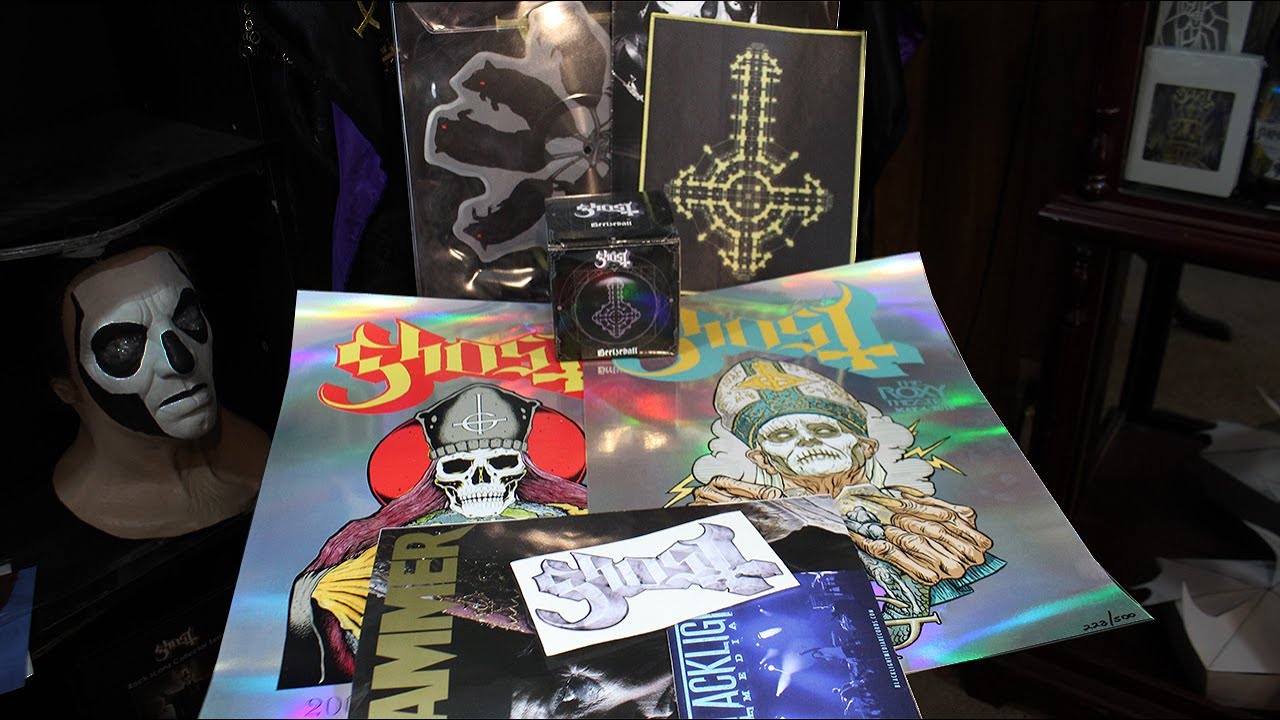 UNBOXING GHOST MERCH PART 2 - YouTube