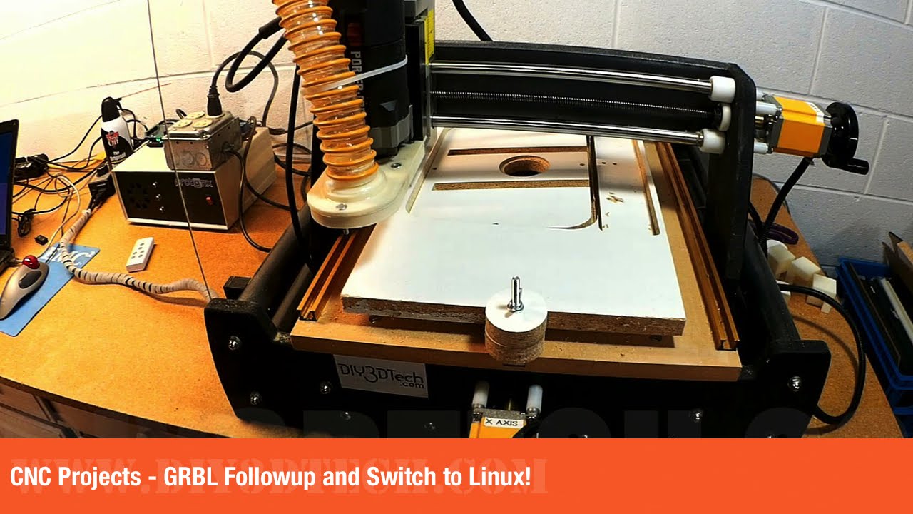 CNC Projects - GRBL Followup and Switch to Linux! - YouTube