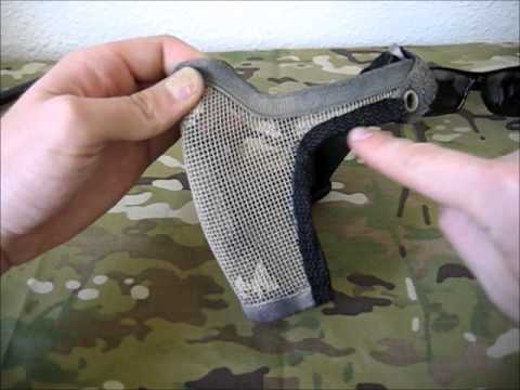 Airsoft Mesh Mask Modification - YouTube
