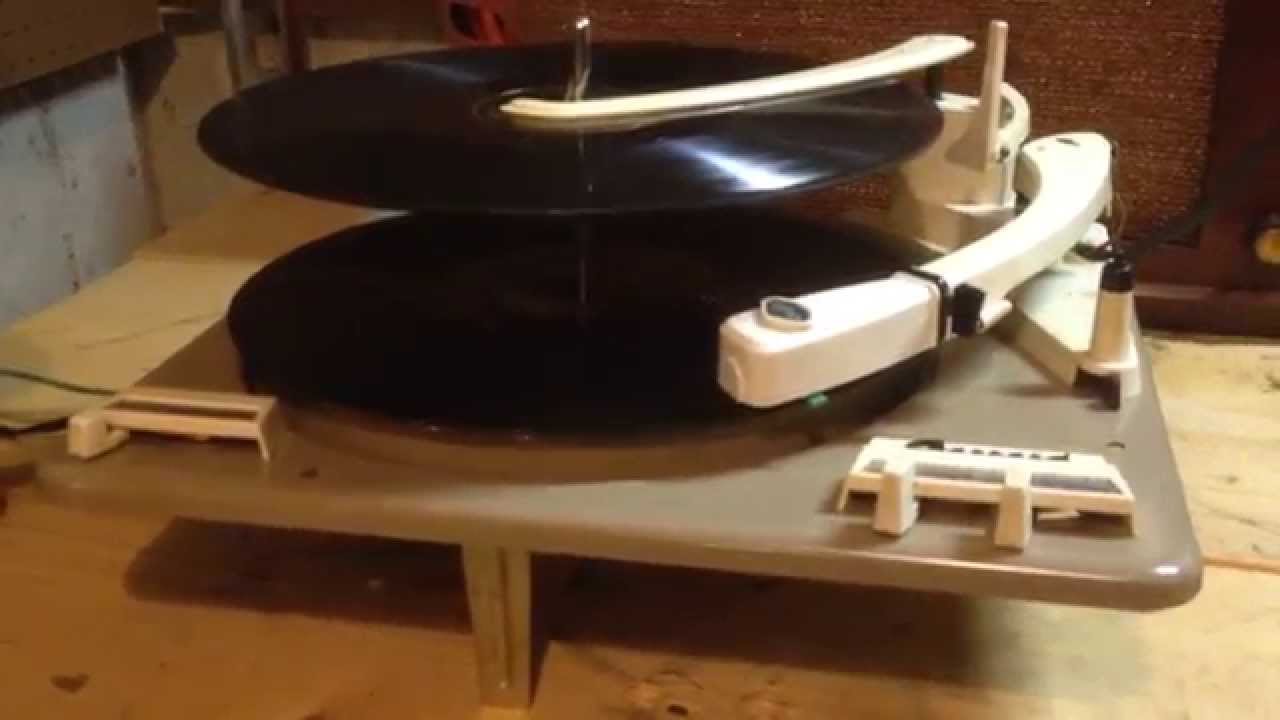 1960 Garrard Model 210 Record Changer - YouTube