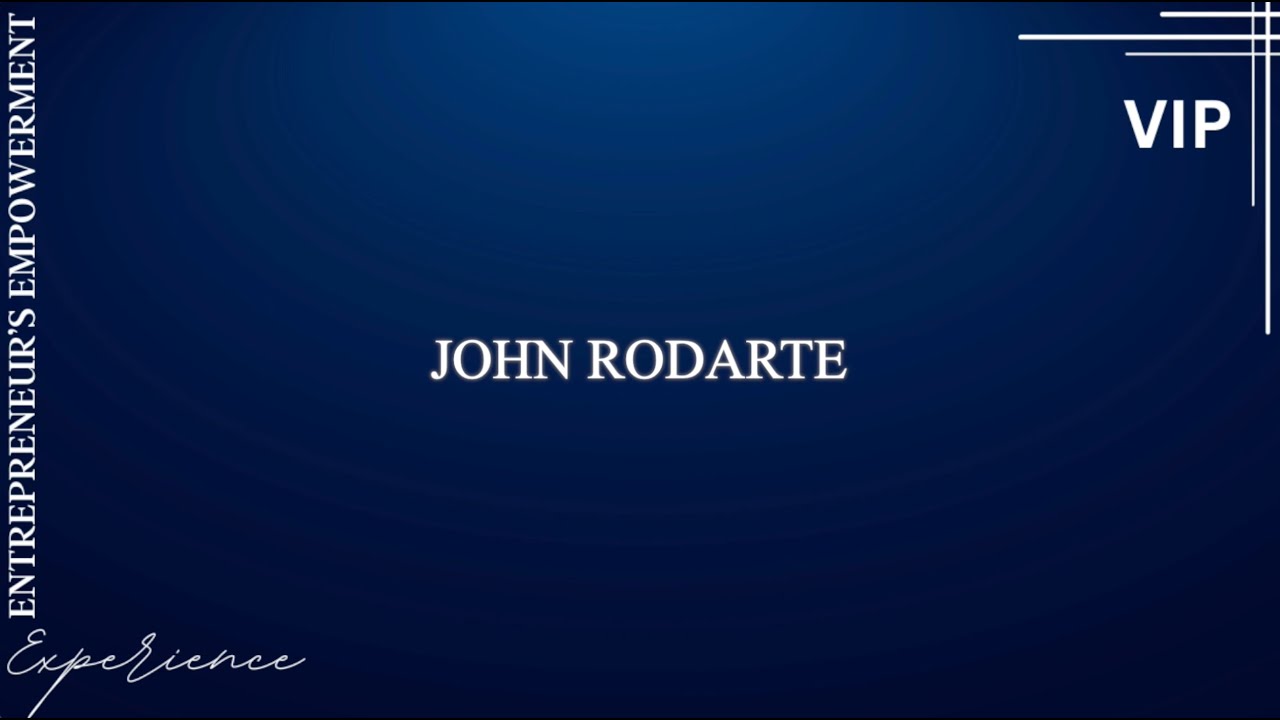 E3 Experience -John Rodarte - Self Awareness: It's Powerful! - YouTube