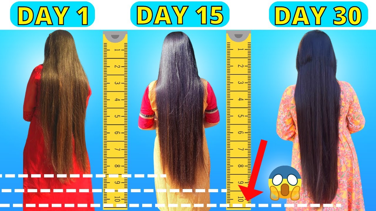 30 Days Extreme Hair Growth Challenge | Get Long and Long hair - YouTube