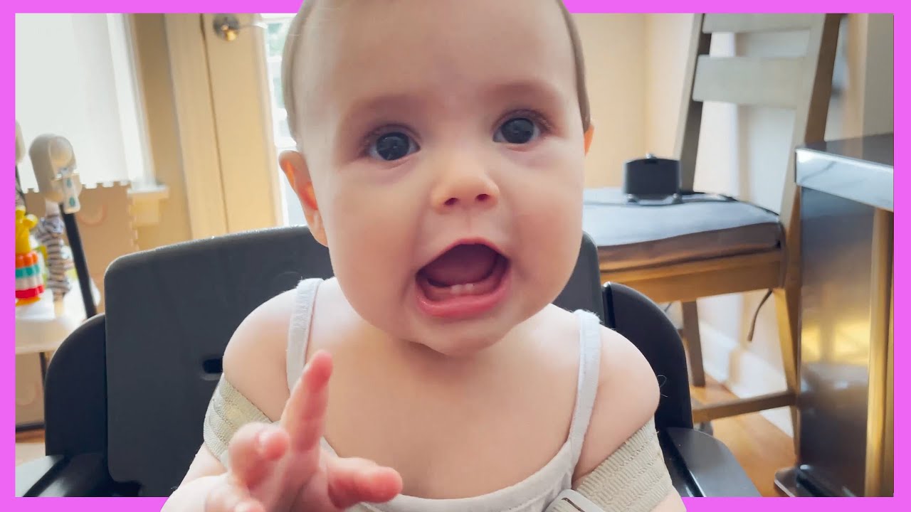 BABYLIRIOUS'S FIRST WORD Familylirious Vlog - YouTube