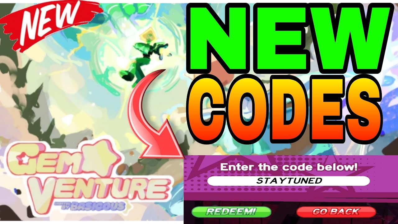 GEMVENTURE CODES [DIAMOND DAYS STEVEN] [ROBLOX] - YouTube