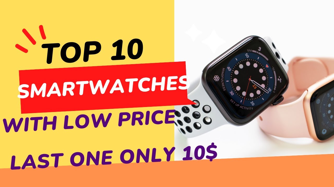 Top 10 smartwatch with low price - YouTube