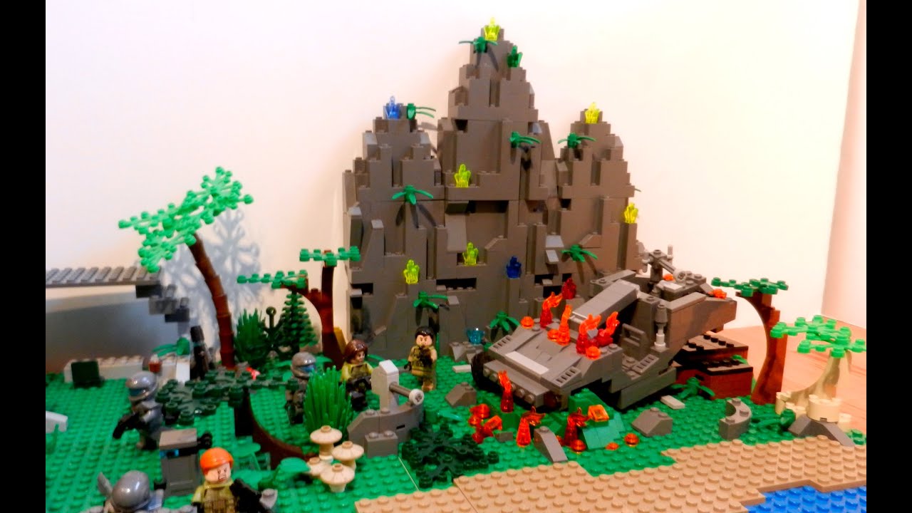 LEGO Custom Battle for the Crystals MOC - YouTube