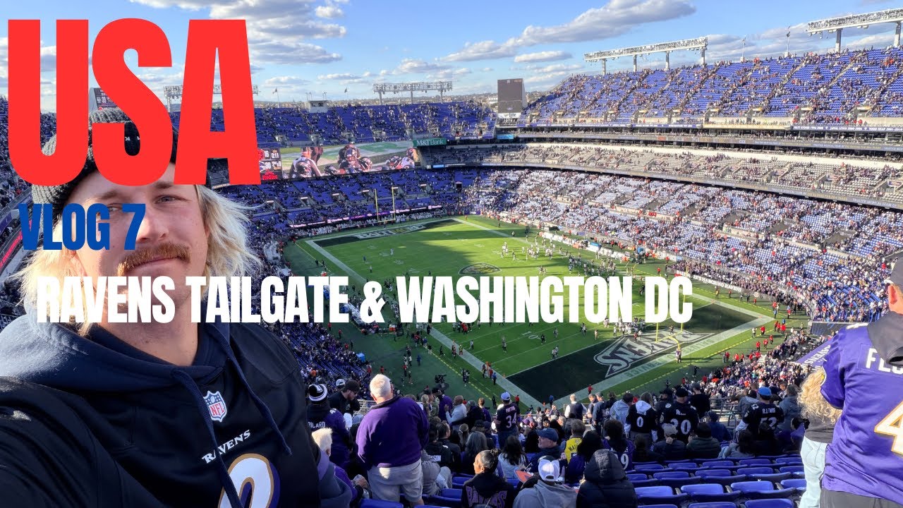 USA Vlog 7. Ravens Tailgate & Washington DC - YouTube
