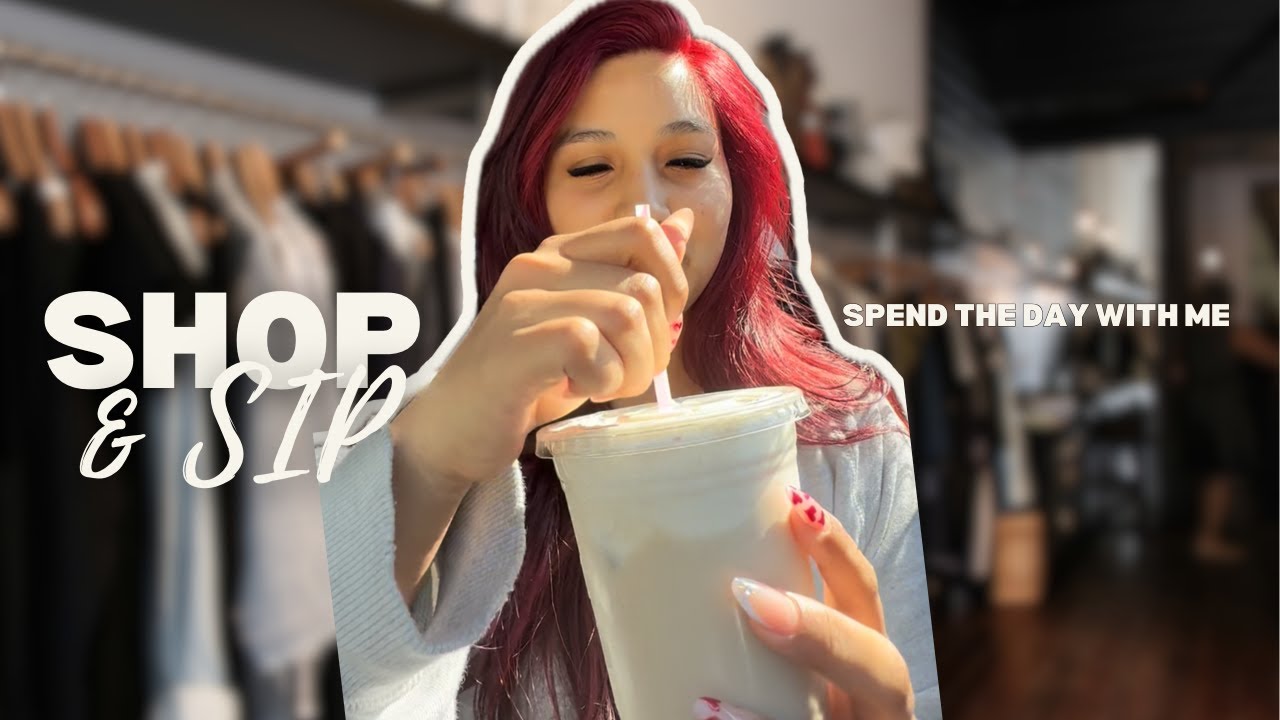 SHOP AND SIP WITH ME !! - YouTube