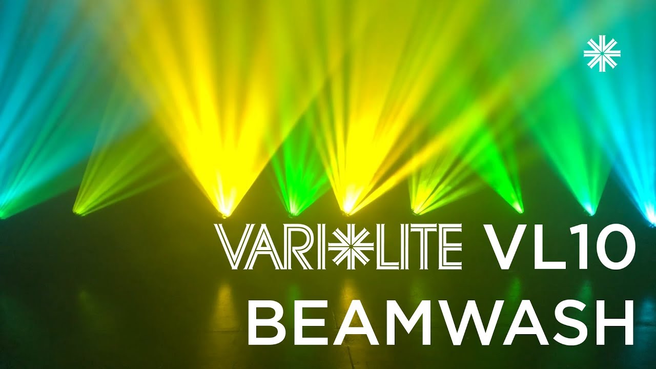 Vari-Lite VL10 BEAMWASH | Endless Possibilities - YouTube