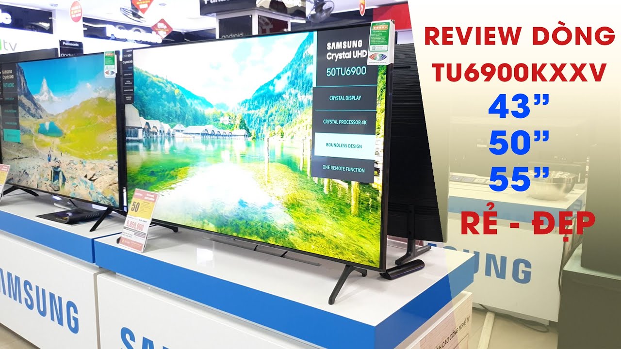 Tivi Samsung 2020 dòng TU6900 với 3 kích thước 43 50 và 55 inch - YouTube