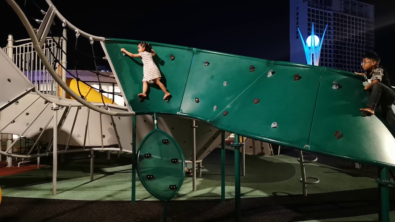 Kids Wall/Rock Climbing Playground - Penang SPICE - YouTube