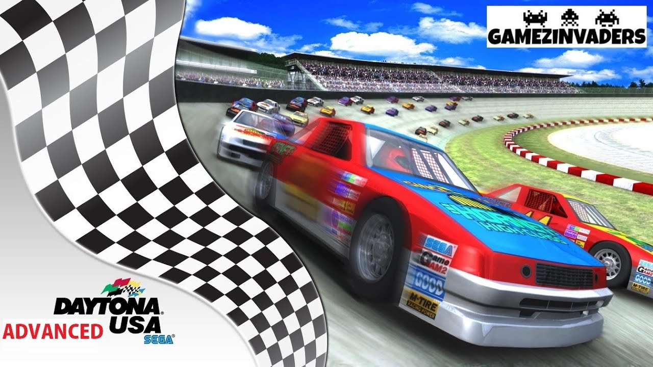 Sega's Daytona USA Classic Arcade Racing Game ADVANCED COURSE - YouTube