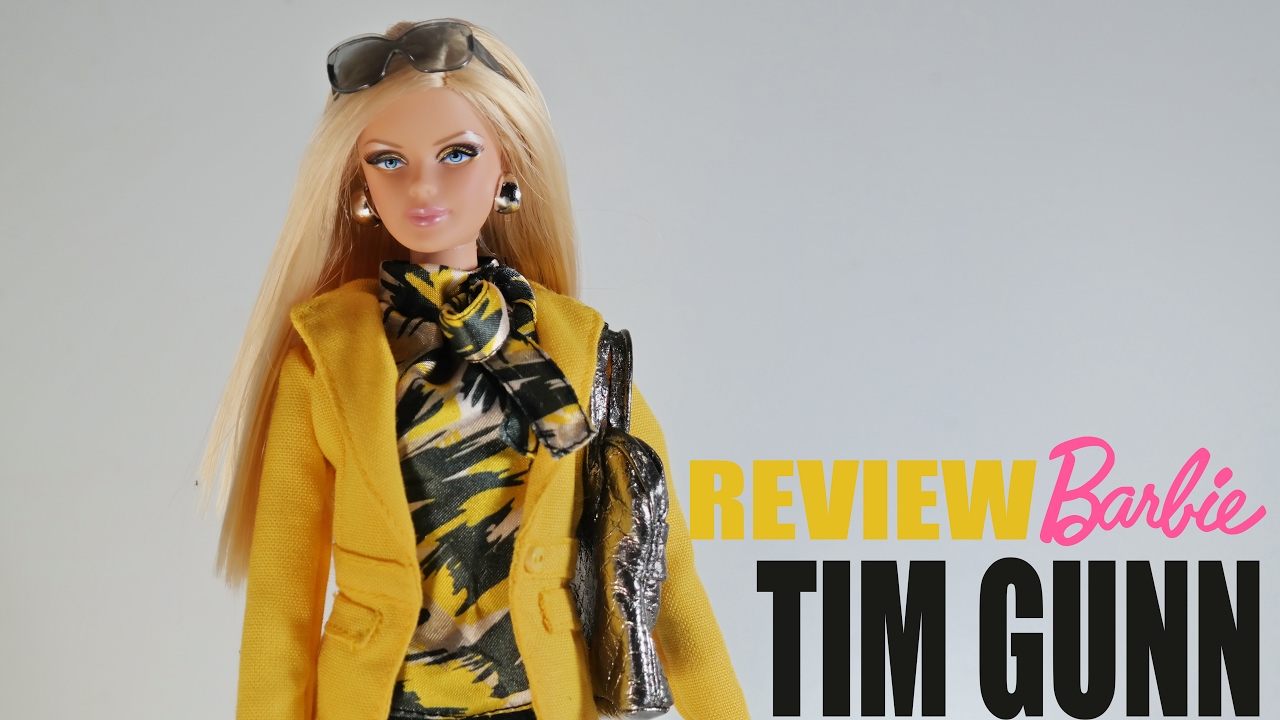 BARBIE NOVA NA COLEÇÃO - Barbie Tim Gunn - Review - YouTube