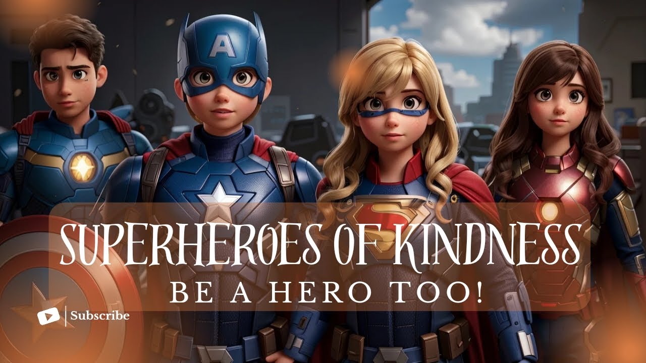 Superheroes of Kindness | Be a Hero Too | Kids Moral Story - YouTube