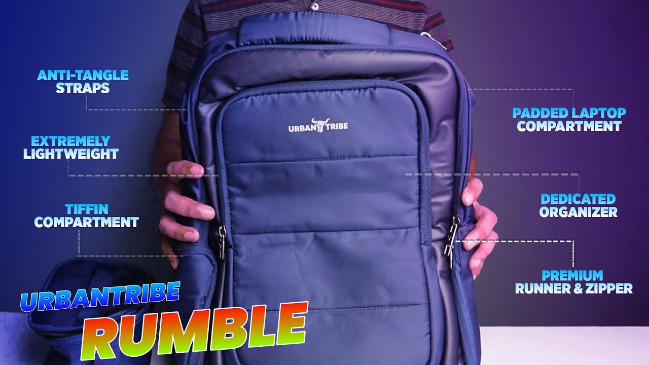 UrbanTribe Rumble Backpack Review | Best Office Backpack / Tech Bag ...