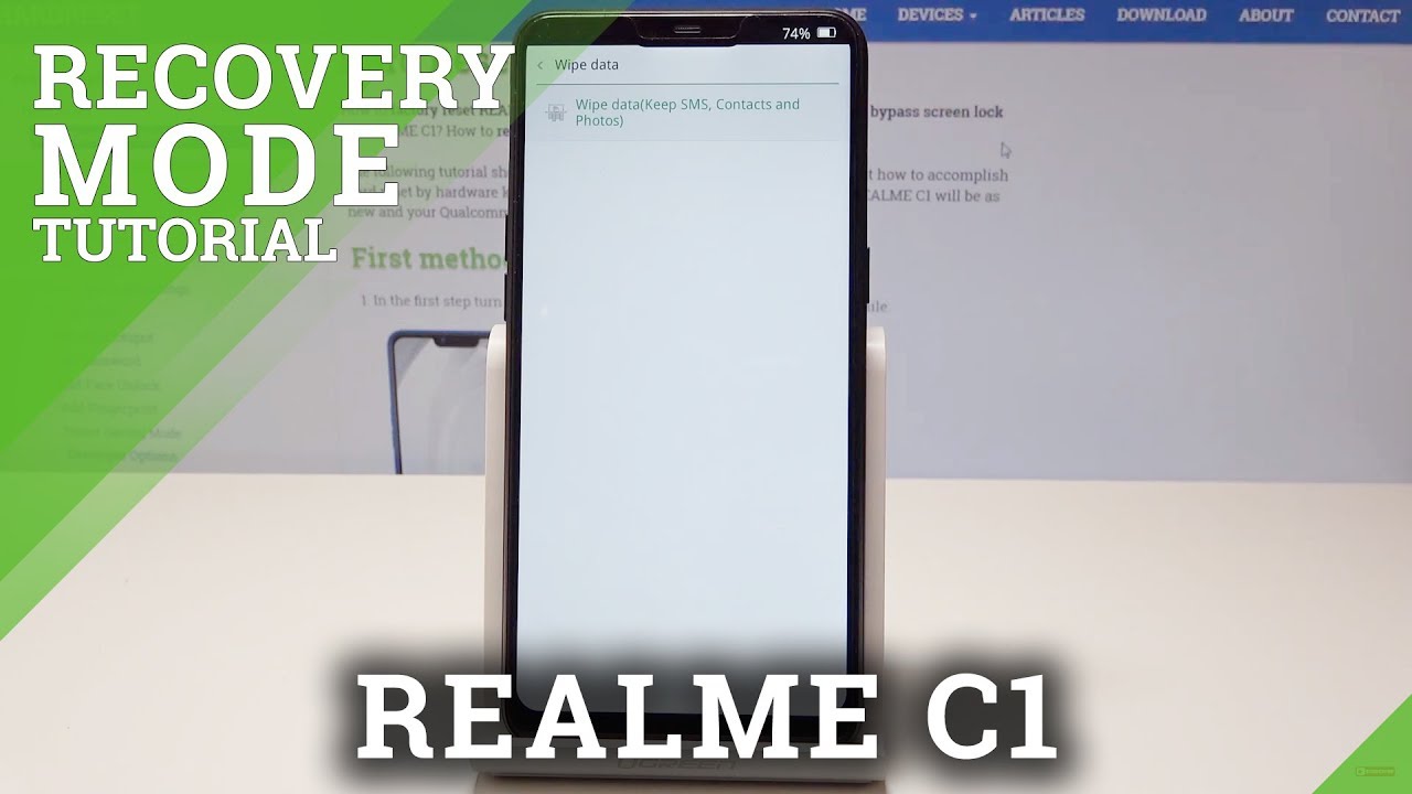 Recovery Mode REALME C1 - How to Enter / Exit Recovery Mode - YouTube