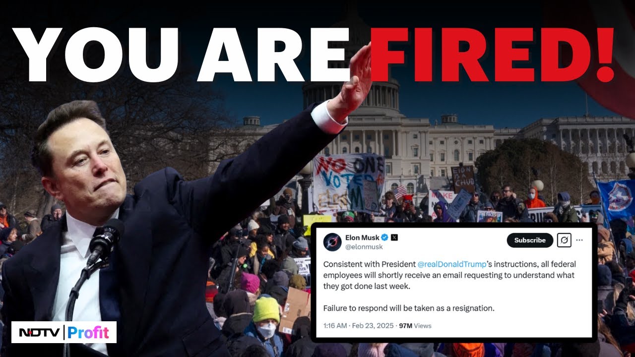 How One Musk Email Shook The US Govt Workers | Elon Musk | DOGE News ...