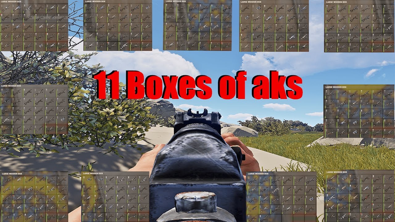 11 BOXES OF AKS |Rust |Pvp Highlights #21 #STM - YouTube