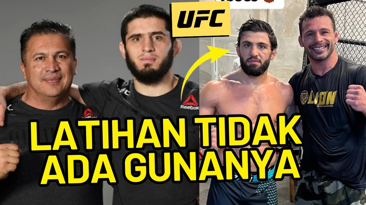 TIM MAKHACHEV TIDAK GENTAR🔥LATIHAN DENGAN ADRIANO MARTINS TIDAK ADA GUNANYA - YouTube