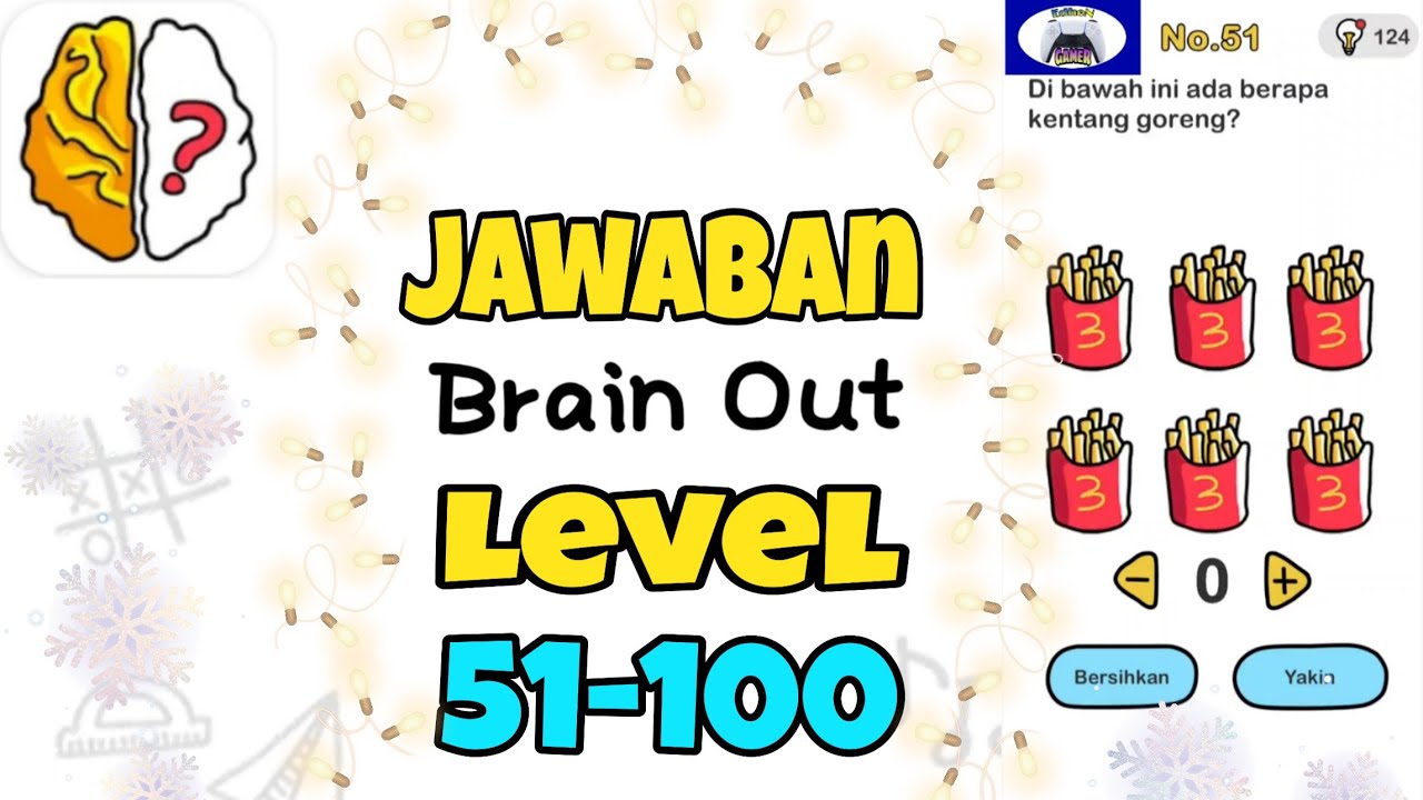 Jawaban Brain Out Bahasa Indonesia Level 51-100 - YouTube